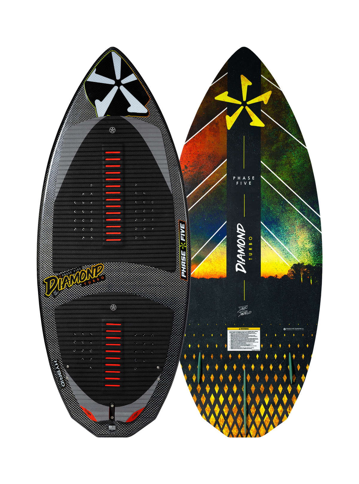 Phase Five Diamond Turbo Wakesurf Board 2025– 88 Gear