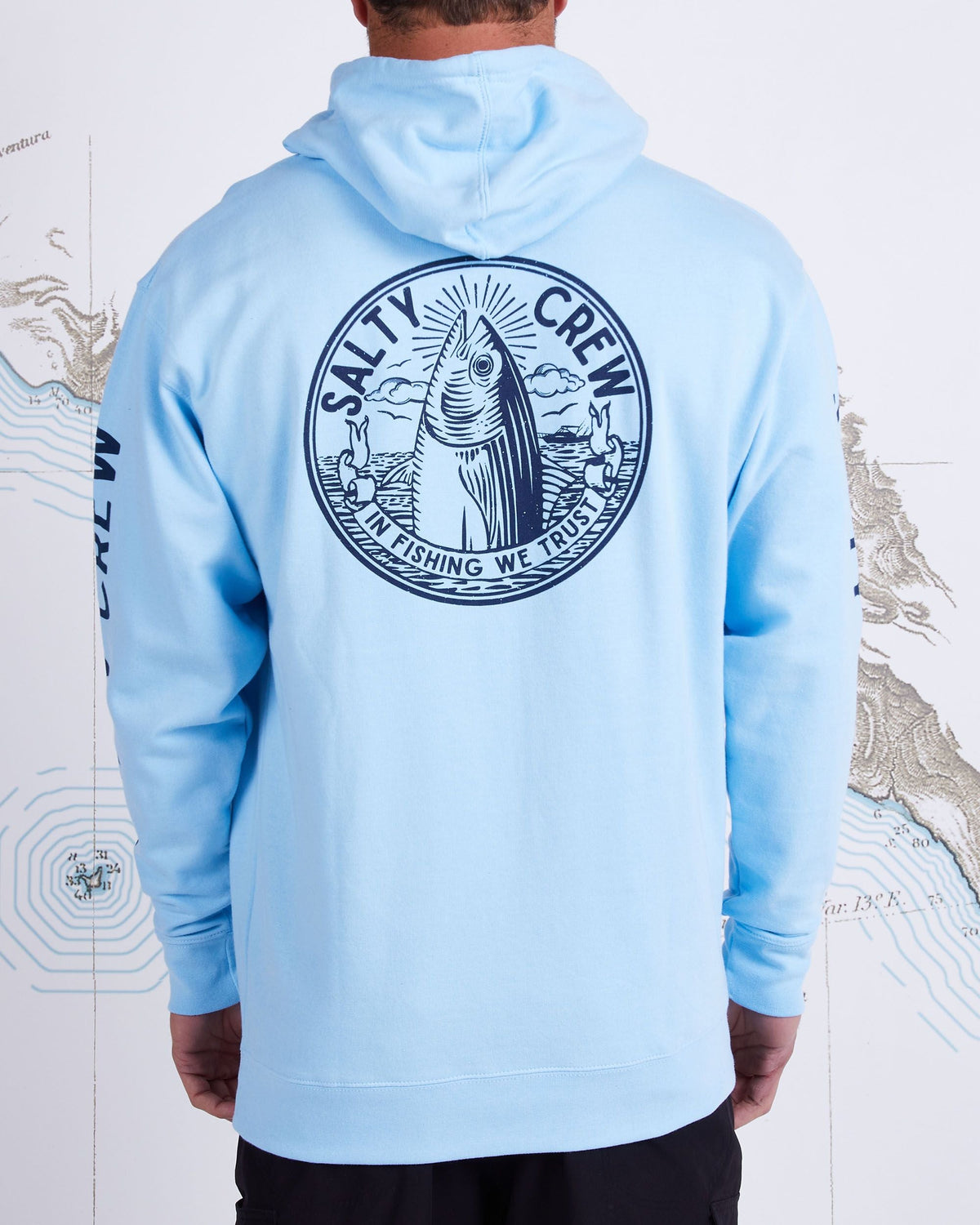 Salty Crew In Fishing We Trust Hoodie > Men's Clothing– 88 Gear